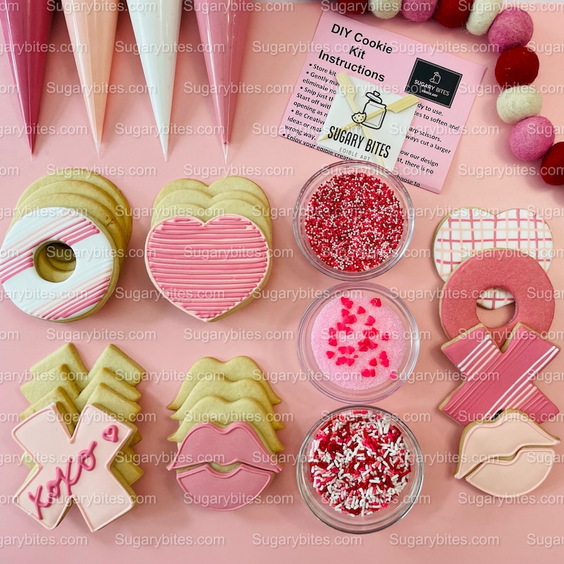Valentine Day Cookies - Etsy