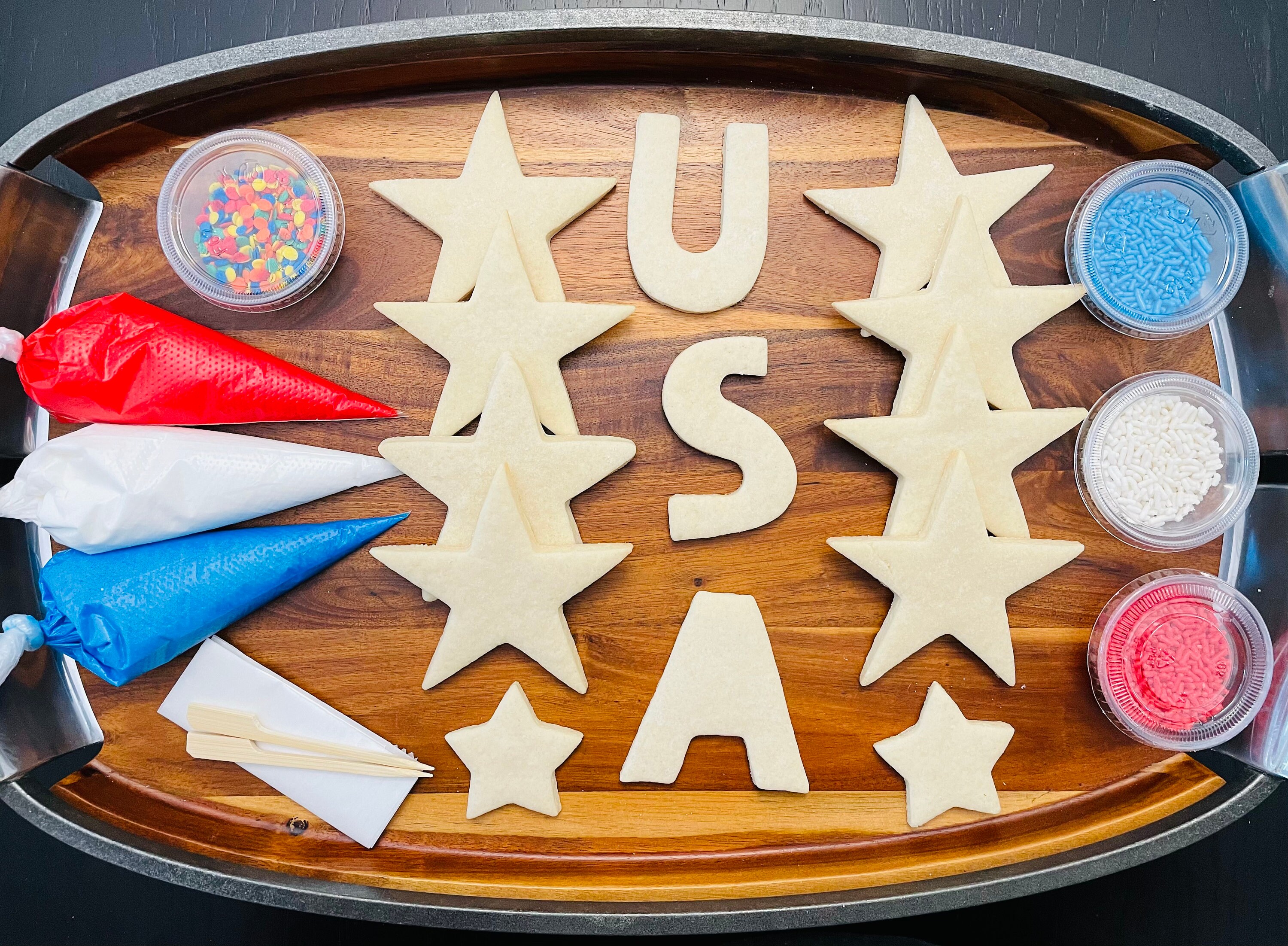 4th of July Cookie Decorate Kit INCLUDES 24 ITEMS | Etsy