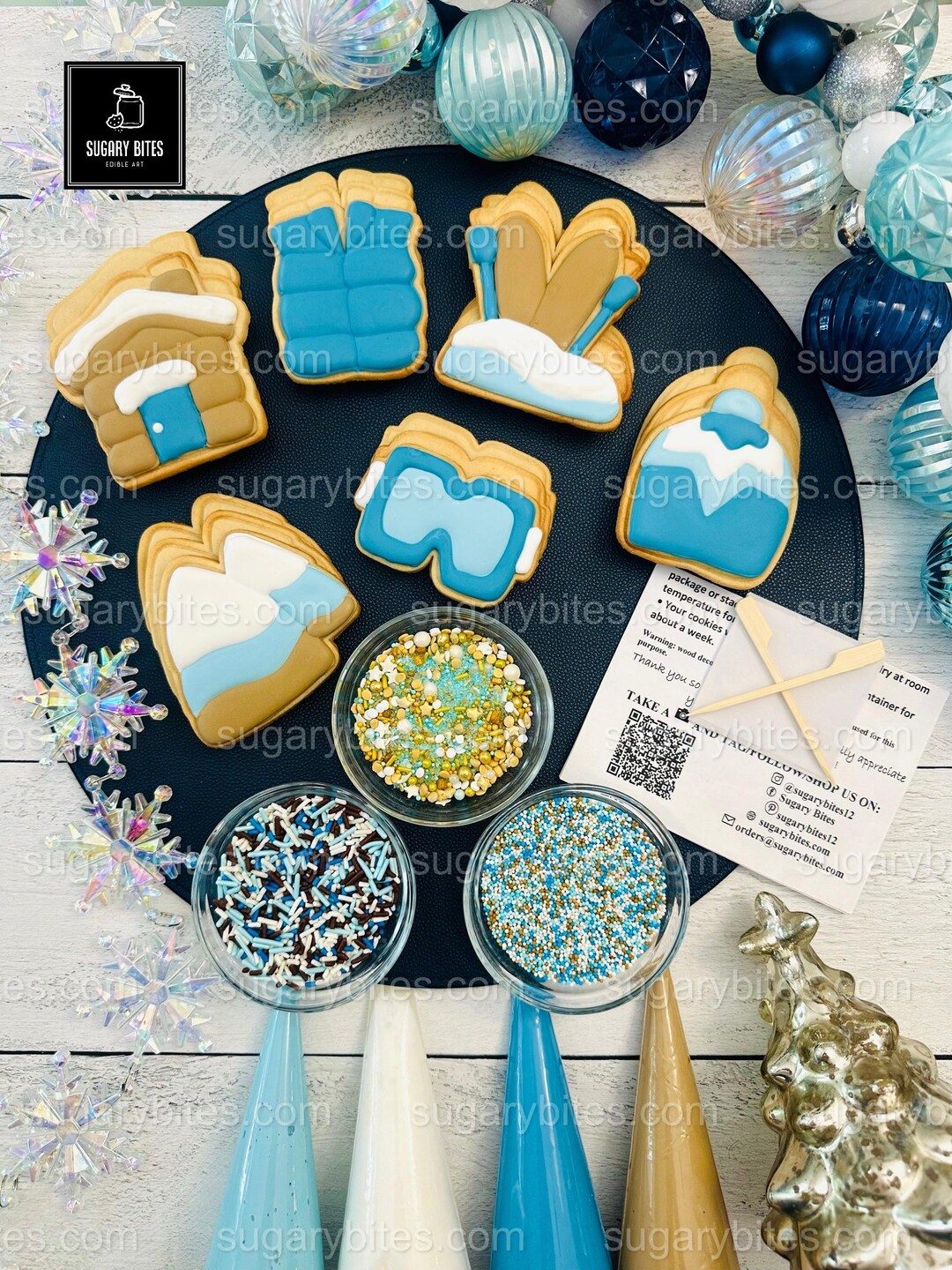 Winter Wonderland Cookie Decorating Kit, DIY Holiday Activity - Etsy