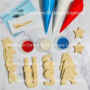 4th of July Cookie Decorating Kit, **INCLUDES 24 Items**independence ...