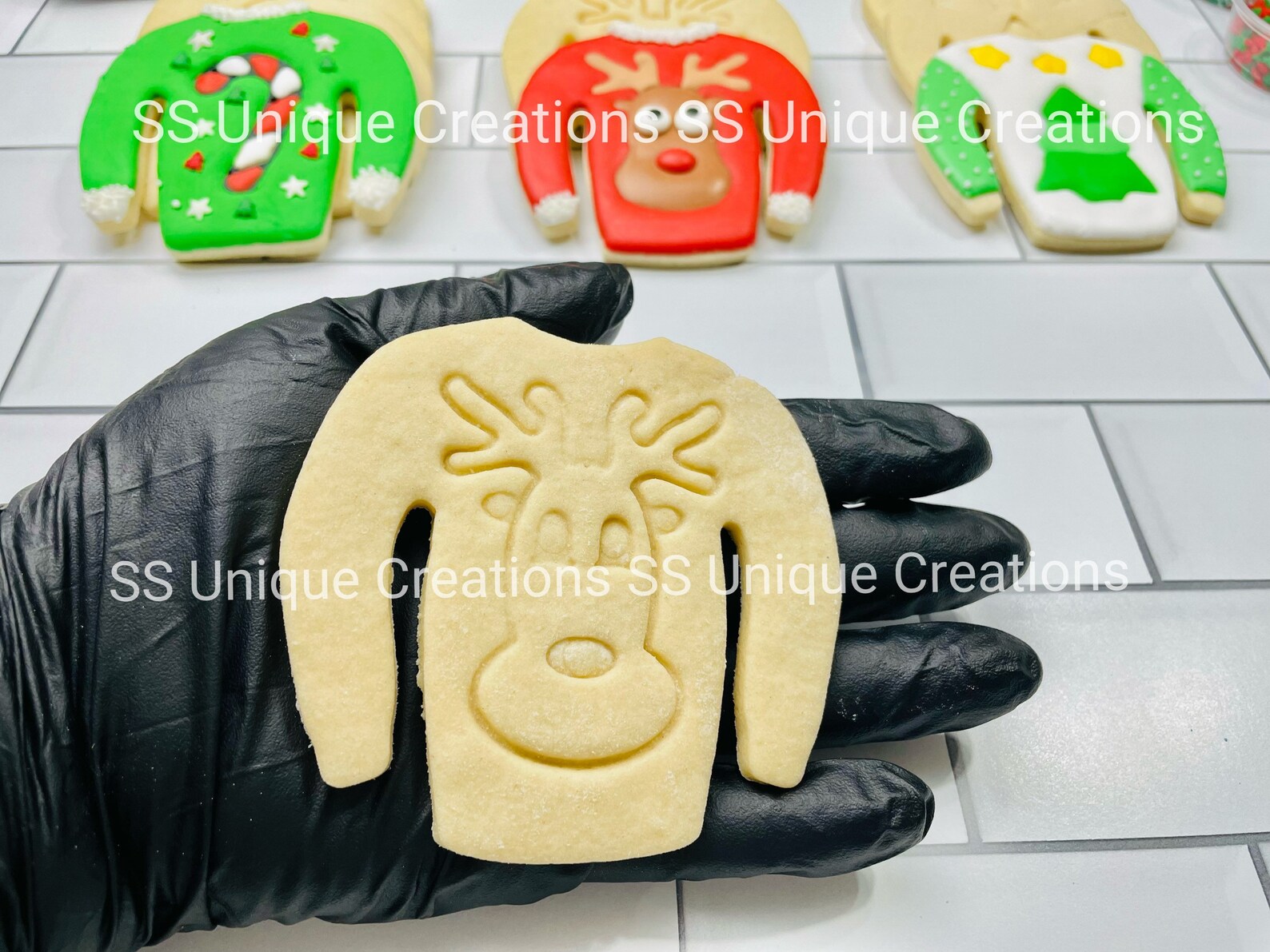 Ugly Sweater Cookie Decorating Kit (large Cookies) ,**INCLUDES 24 ITEMS ...