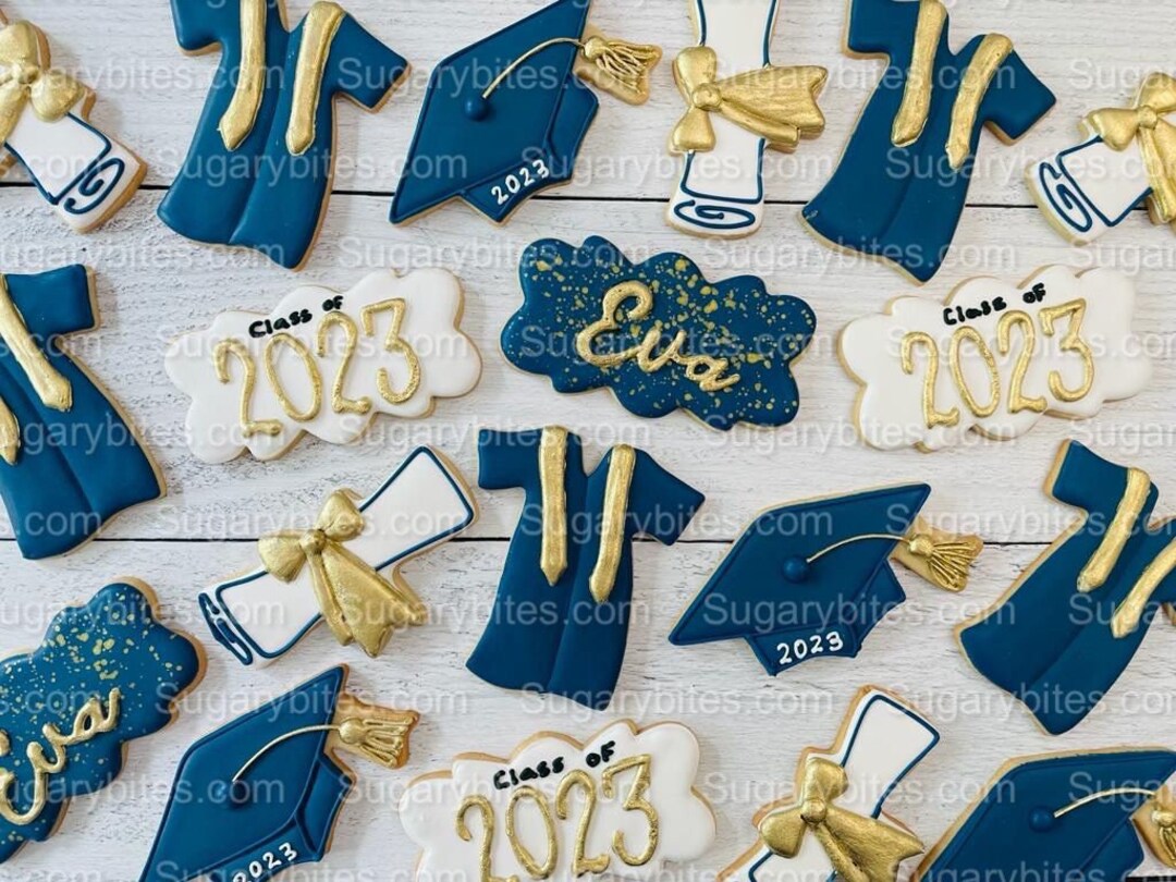 Graduation Cookies, Graduation Party, (large Cookies), Includes 12 ...