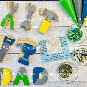 Tools Cookie Decorating Kit, DIY Decorating Cookies Kit, (large Cookies ...