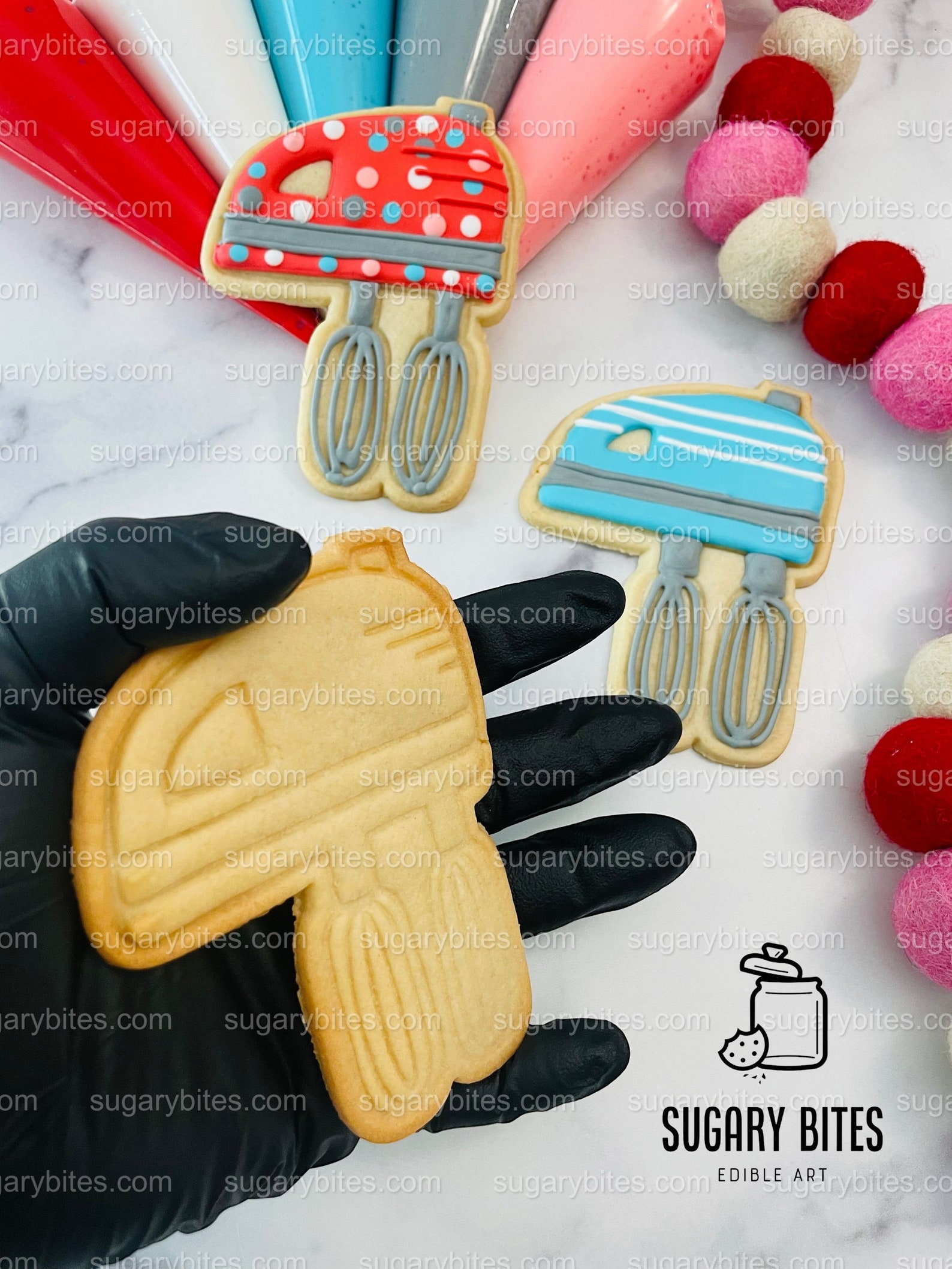 Baking Themed Cookie Decorating Kit, DIY Baking Sugar Cookie Kit ...