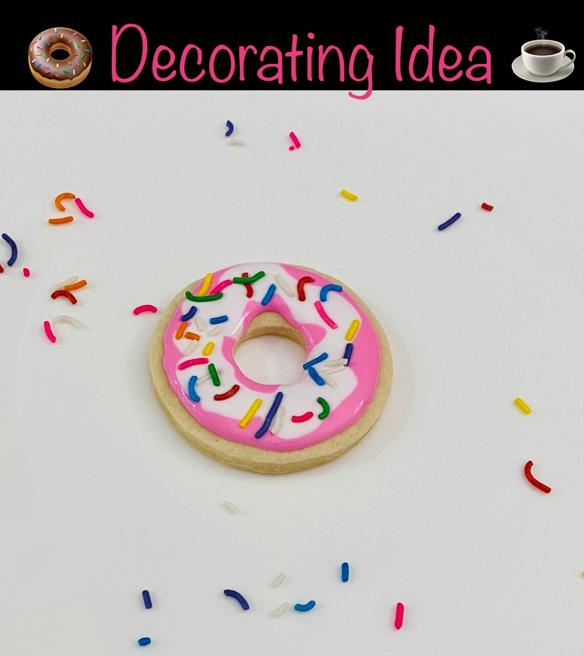 Coffee Shop Cookie Decorating Kit, Gourmet DIY, Zoom Party - Etsy