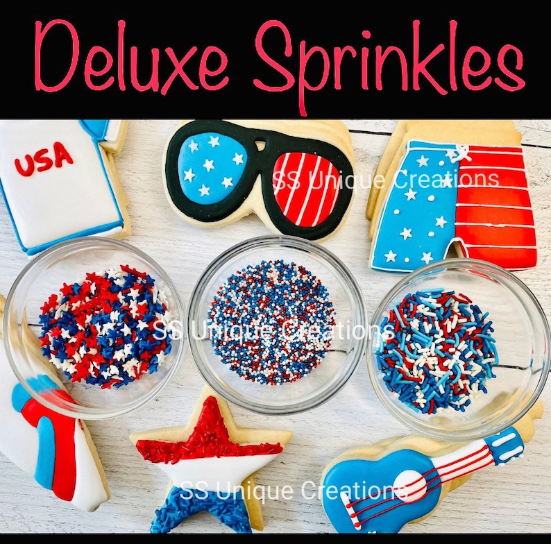4th of July Day Cookie Decorating Kit, DIY Memorial Day Decorating ...