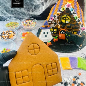 Halloween Haunted House Cookie Decorating Kit, (large Cookies ...