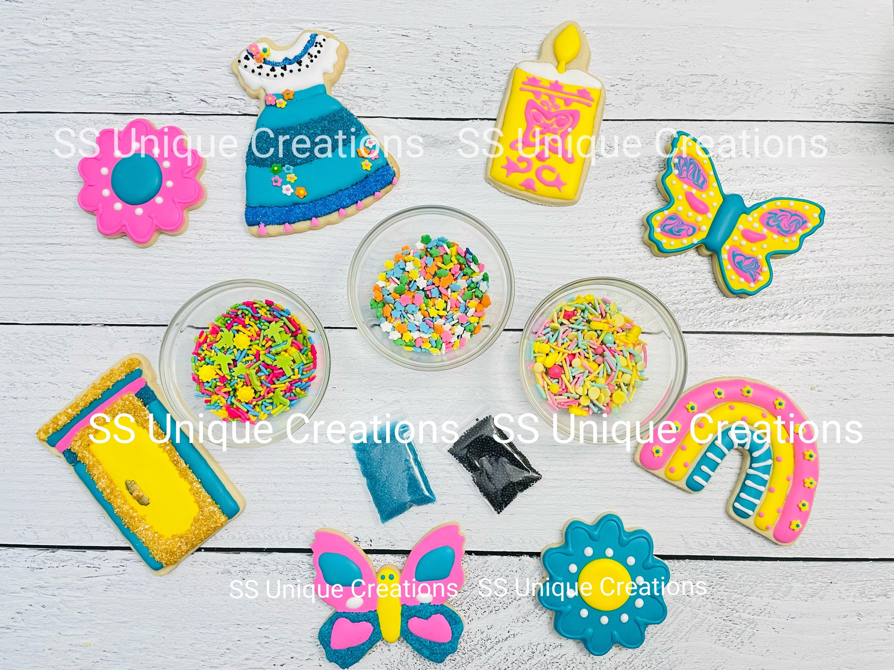 Cookie Decorating Kit, DIY Cookie Kit, **INCLUDES 26 ITEMS** (large ...