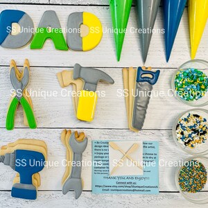 Tools Cookie Decorating Kit, DIY Decorating Cookies Kit, (large Cookies ...