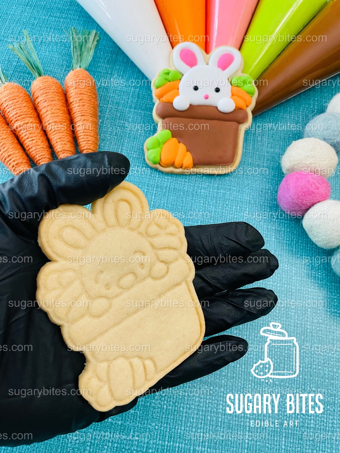 Easter Cookie Decorating Kit, DIY Spring Sugar Cookie Decorating Kit ...