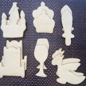Medieval Cookies INCLUDES 28 ITEMS Cookie DIY Kit Zoom - Etsy