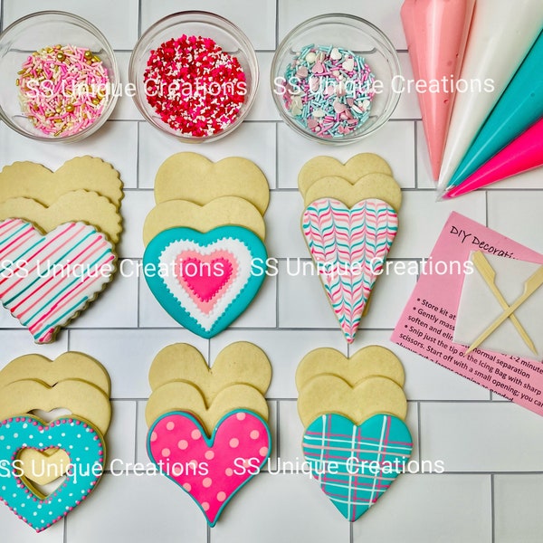 Valentines Cookies - Etsy