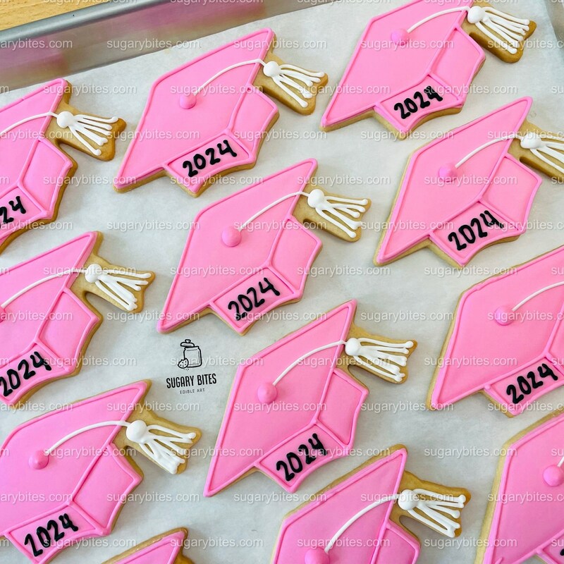 Graduation Cap Cookie - Etsy
