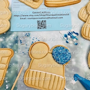 Winter Cookie Decorating Kit, Winter DIY Cookie Kit, (large Cookies ...