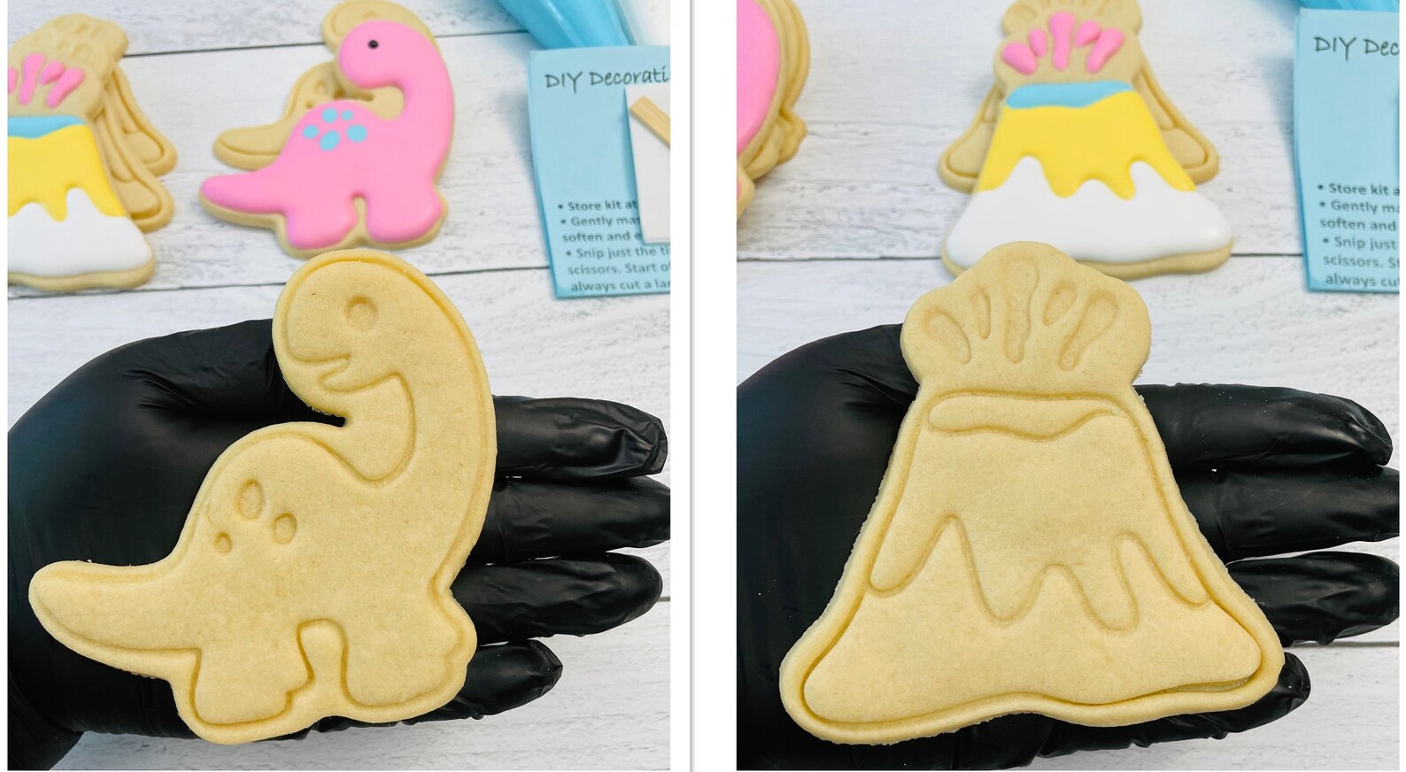 Dinosaur Cookie Decorating Kit Dino-mite DIY Cookie Kit | Etsy