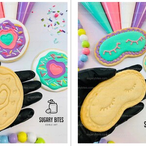 Pajama Party Cookie Decorating Kit, DIY Sleepover Sugar Cookie Kit ...