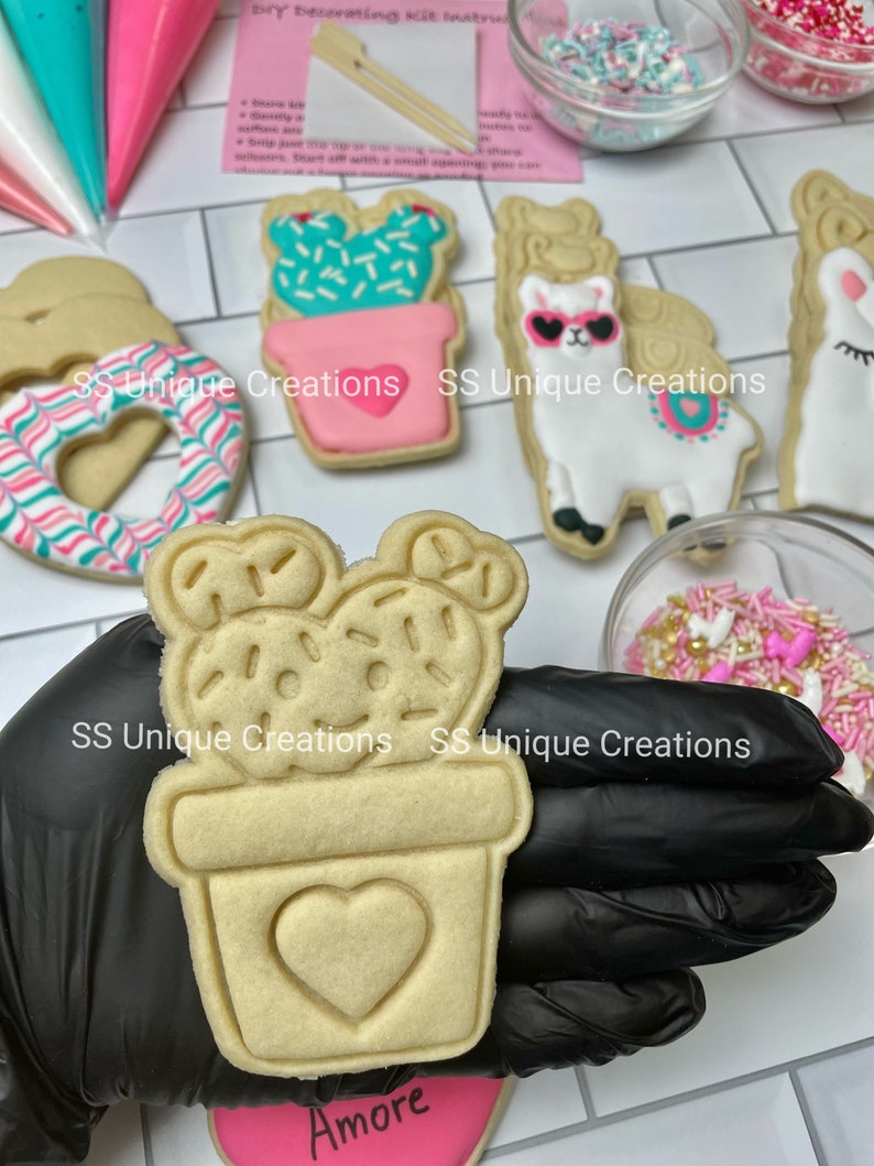 Llama Cookie Decorating Kit Alpaca DIY Cookie Decorating Kit - Etsy