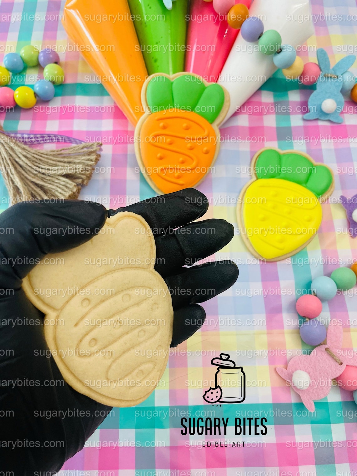 Easter Cookie Decorating Kit, DIY Spring Sugar Cookie Decorating Kit ...