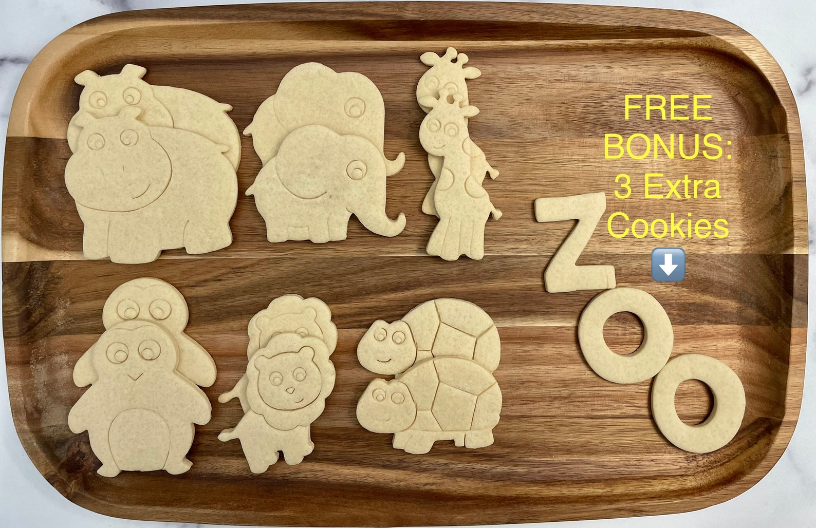 Animals Cookie Decorating Kit, INCLUDES 26 ITEMS Zoo Inspired Cookie ...