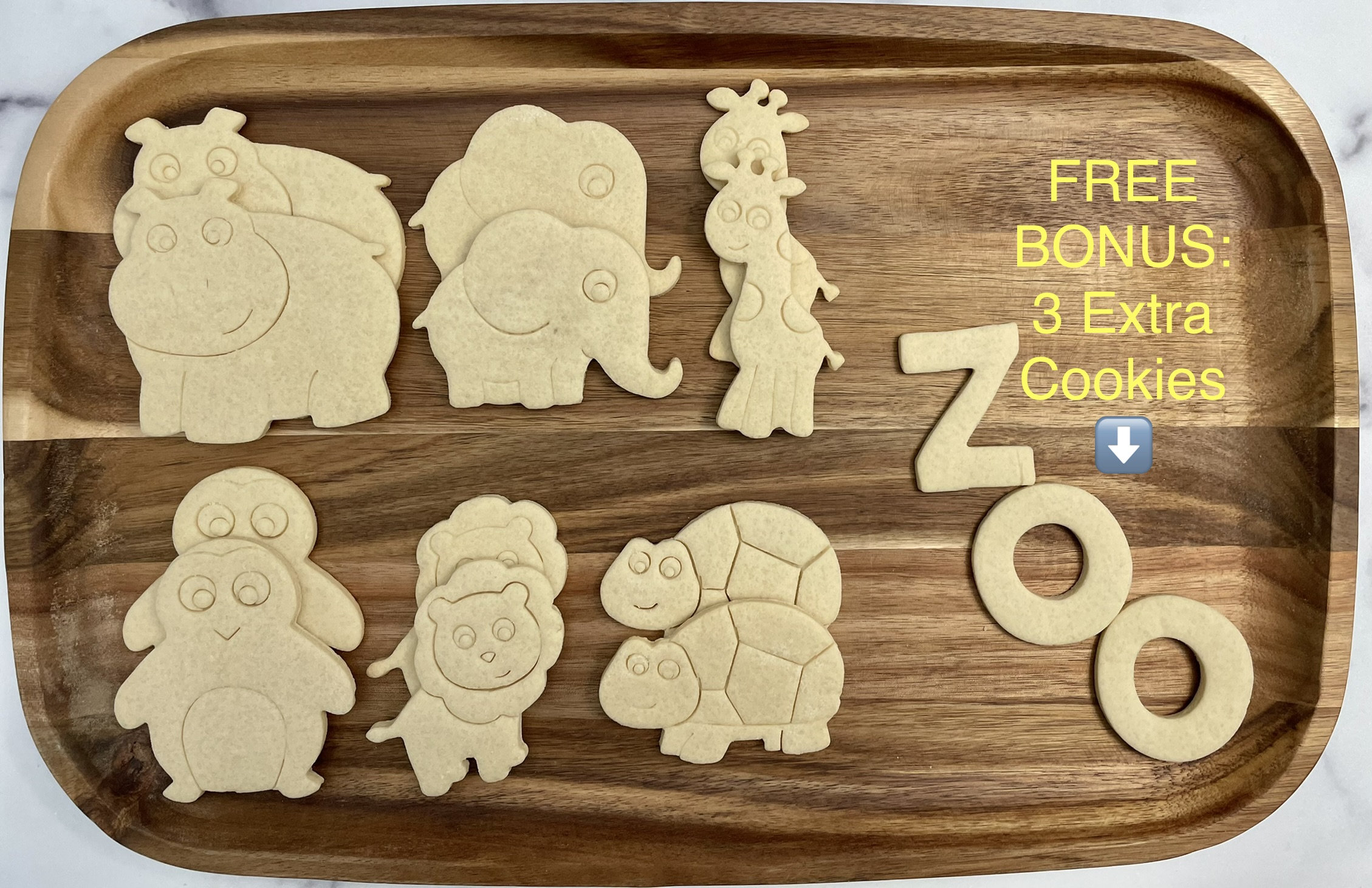 Animals Cookie Decorating kit INCLUDES 26 ITEMS zoo | Etsy