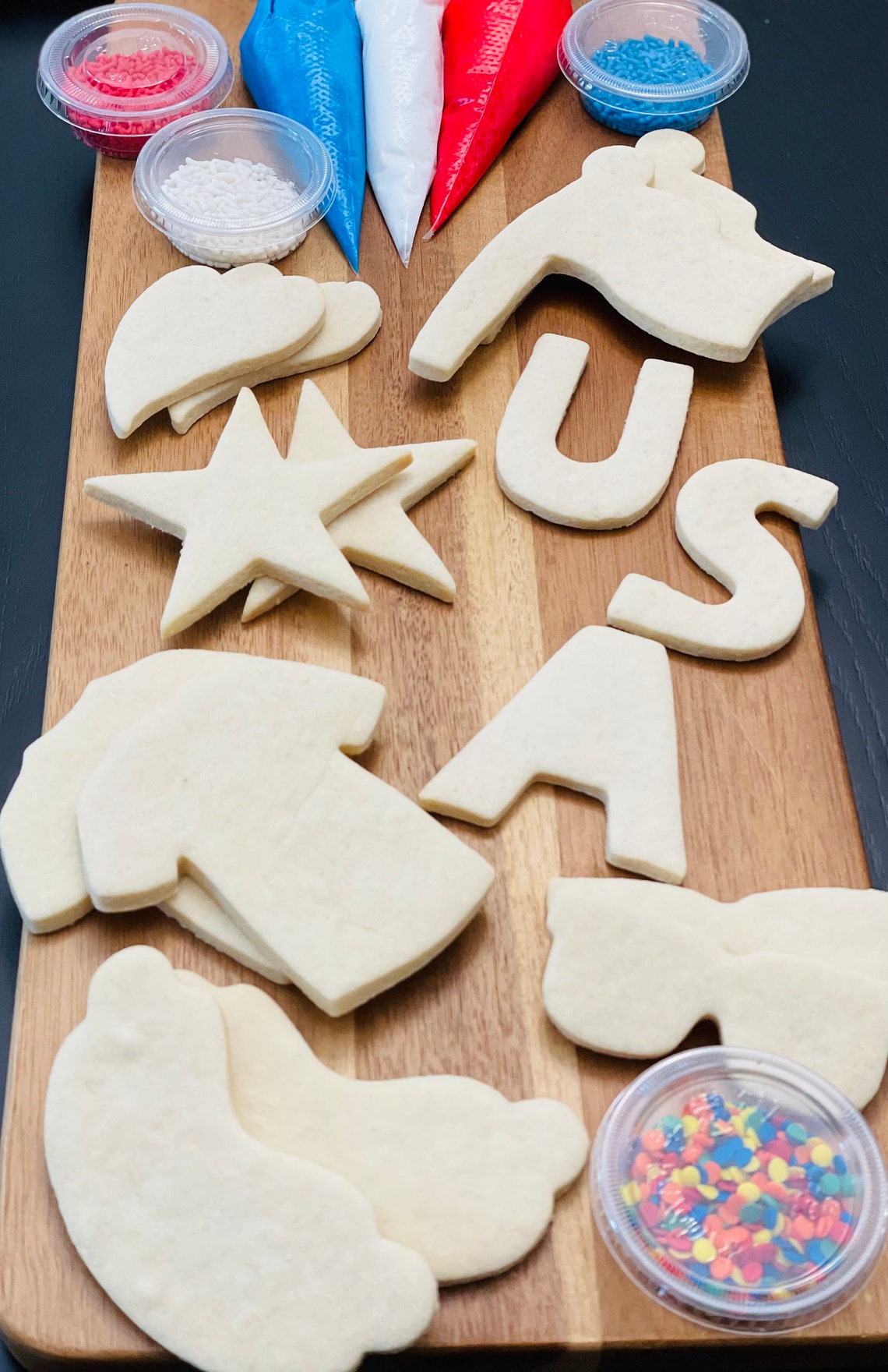 4th of July Cookie Decorating Kit INCLUDES 26 | Etsy