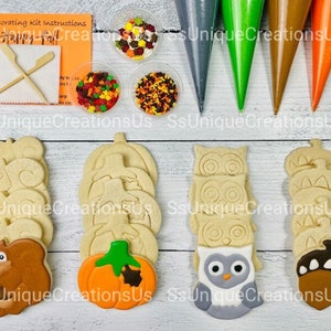 Fall Cookie Decorating Kit, Fall DIY Cookie Kit, ***INCLUDES 24 ITEMS ...