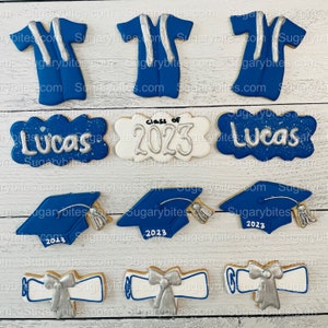 Graduation Cookies, Graduation Party, (large Cookies), Includes 12 ...