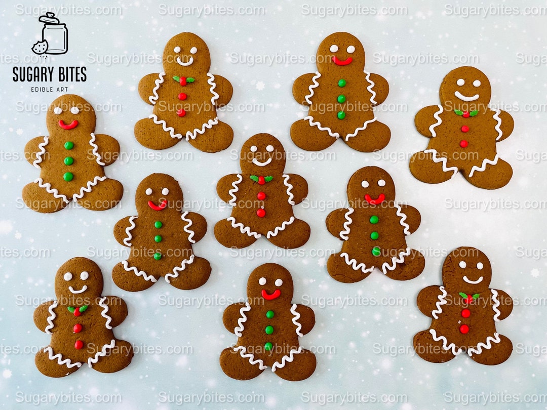 Gingerbread Man Cookies, Christmas Cookies, Gingerbread Decorated ...