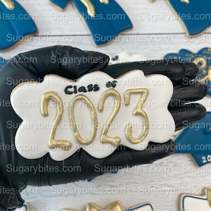 Graduation Cookies, Graduation Party, (large Cookies), Includes 12 ...