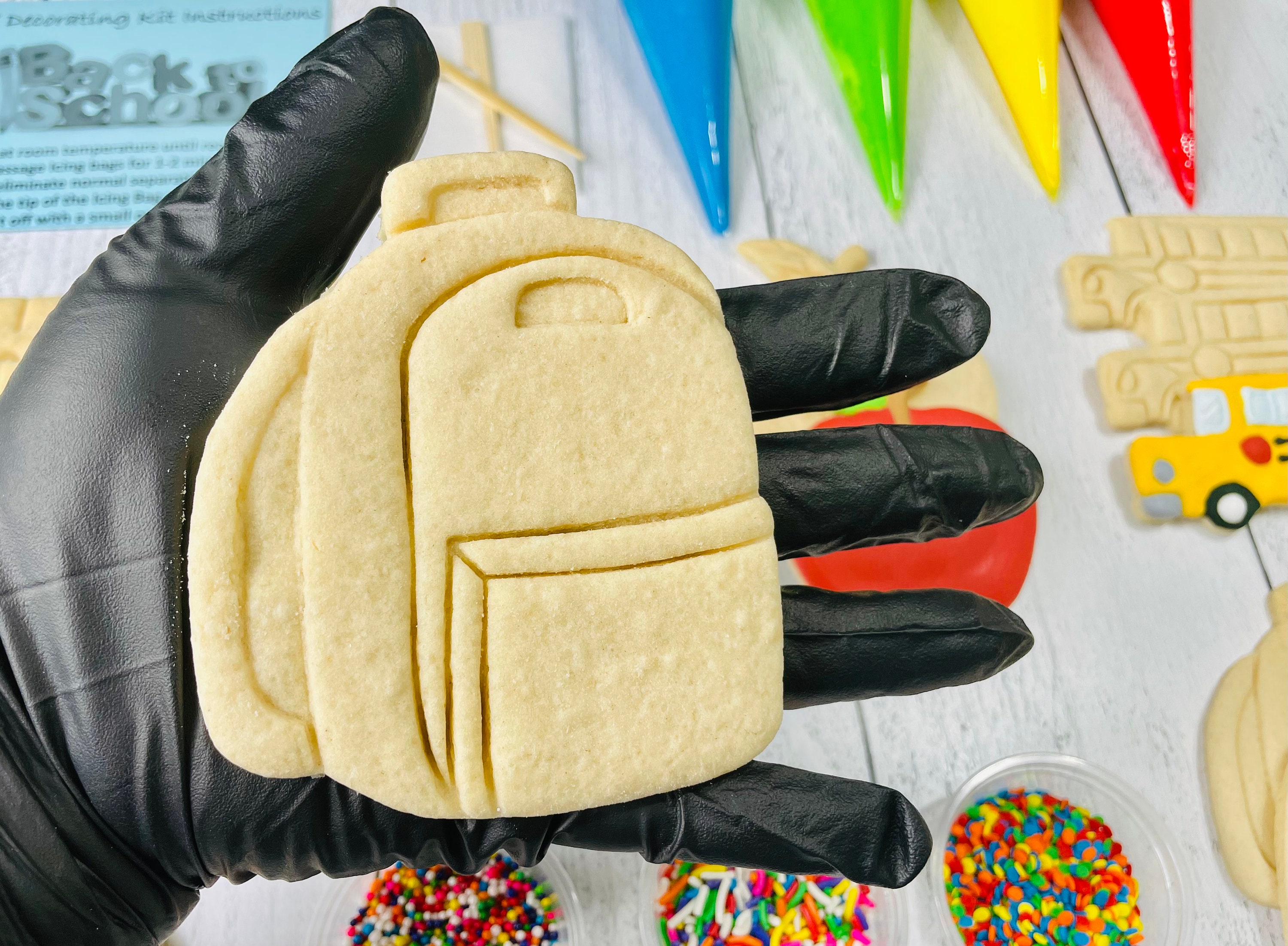 Back to School Cookie Decorating Kit, ***INCLUDES 24 ITEMS***** (large ...