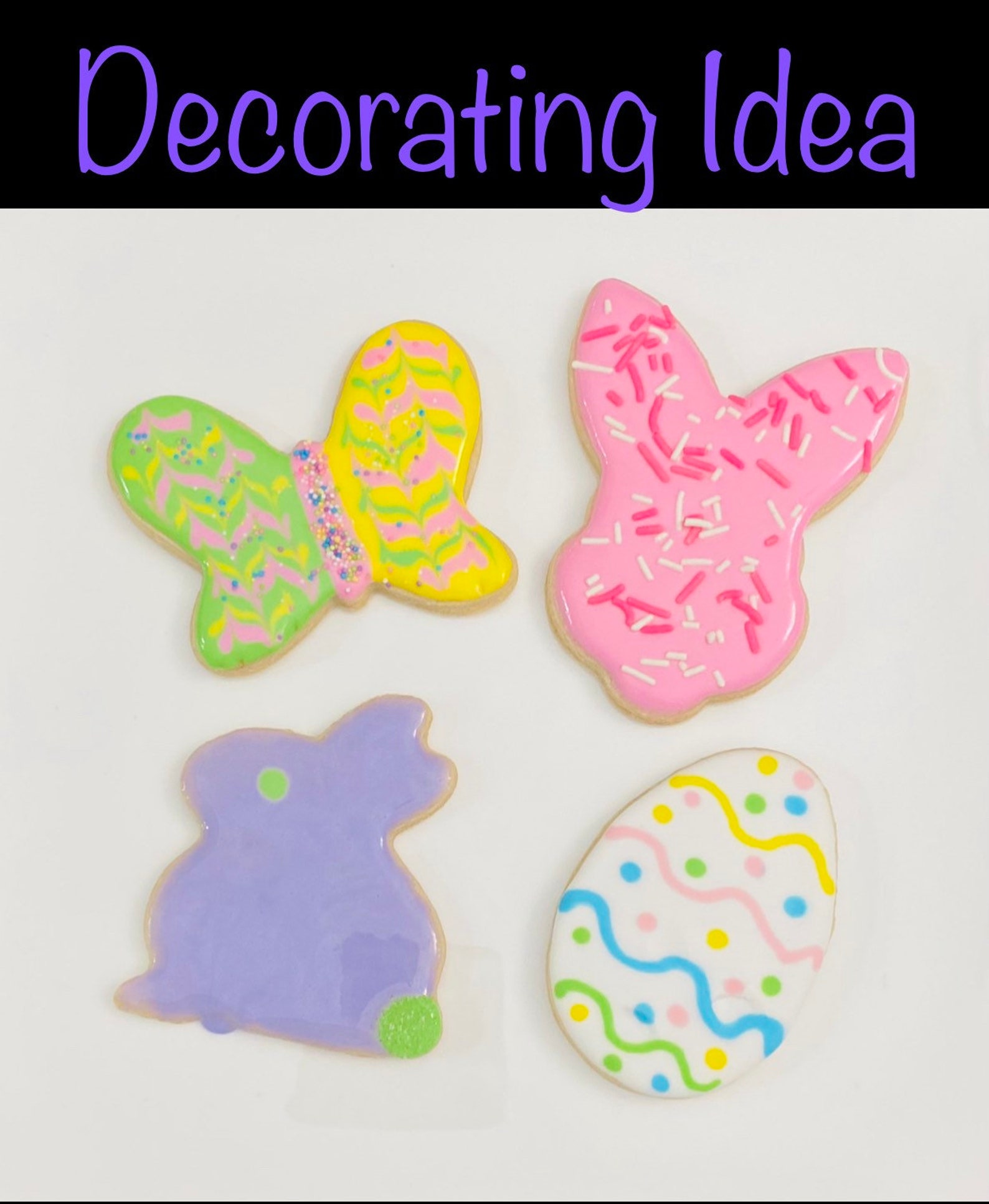 Spring Cookie Decorating Kit, Spring DIY Cookie Kit ***INCLUDES 25 ...