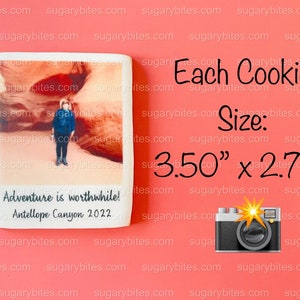 Polaroid Photos, (large Cookies), Set of 12 Personalized Edible ...