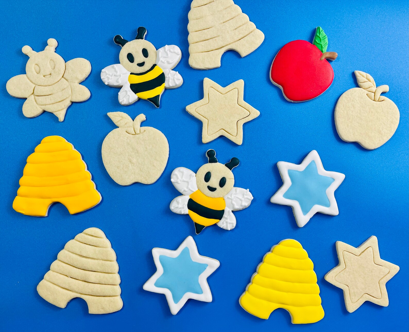 Rosh Hashanah Cookie Decorating Kit large Cookies - Etsy