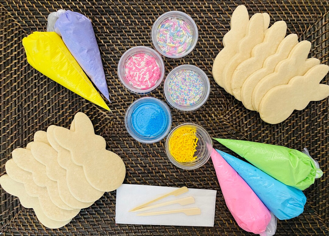 Easter Cookie Decorating Kit, Peeps DIY Cookie Kit **INCLUDES 27 ITEMS ...