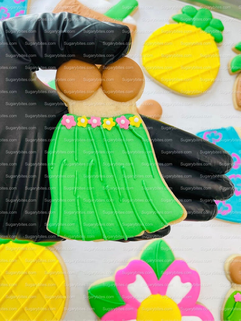 Luau Cookies, Hawaiian Cookies, Tropical Cookies, Luau Birthday ...