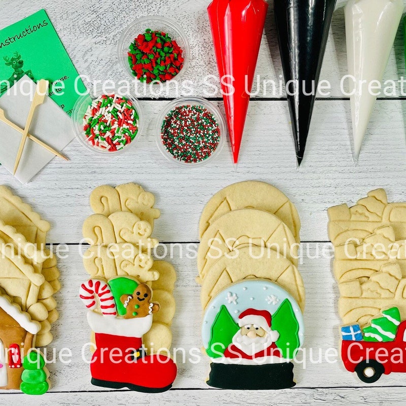 Decorated Christmas Cookies - Etsy