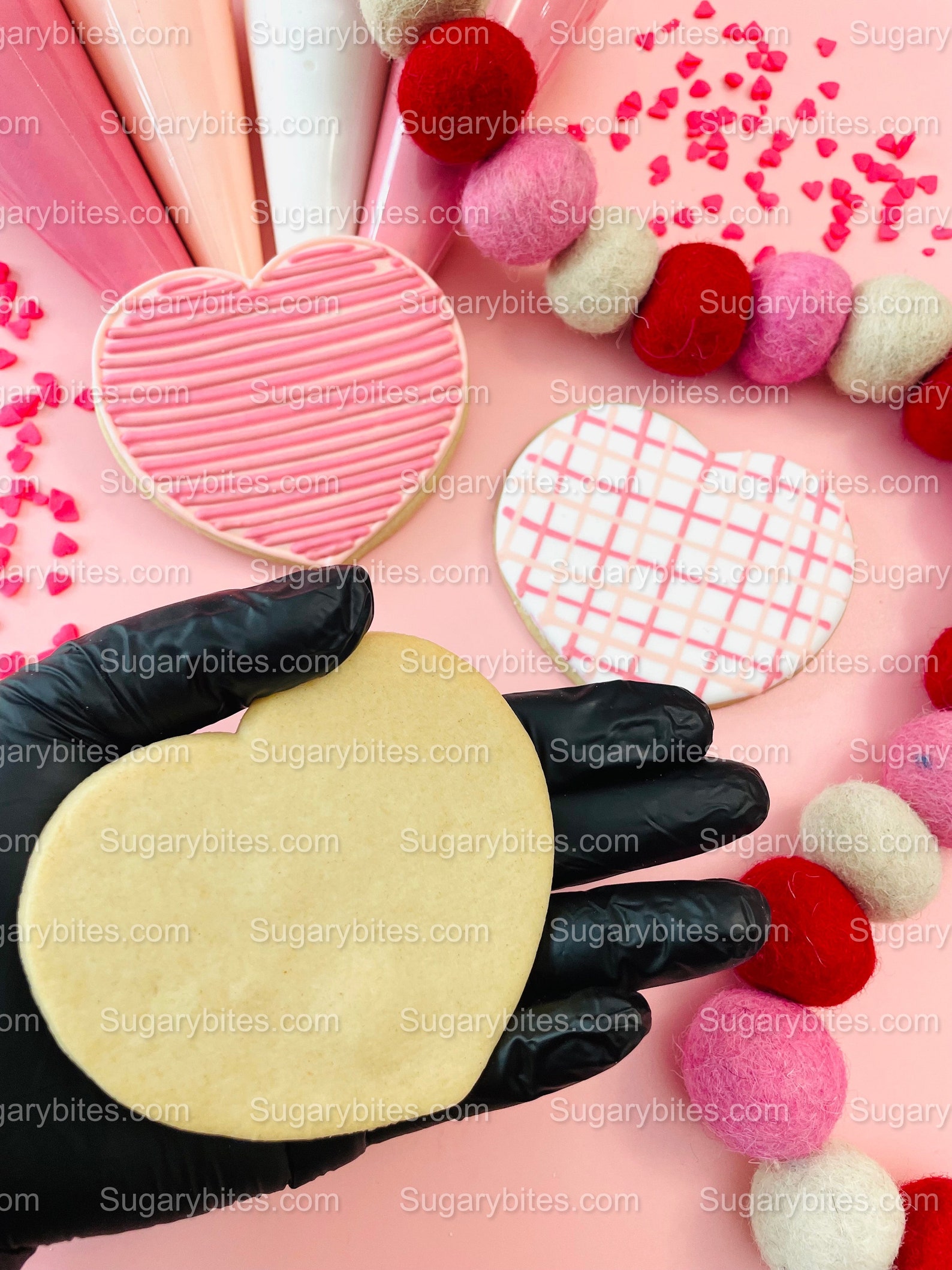 Valentine’s Day Cookie Decorating Kit, DIY Cookie Kit, **INCLUDES 24 ...