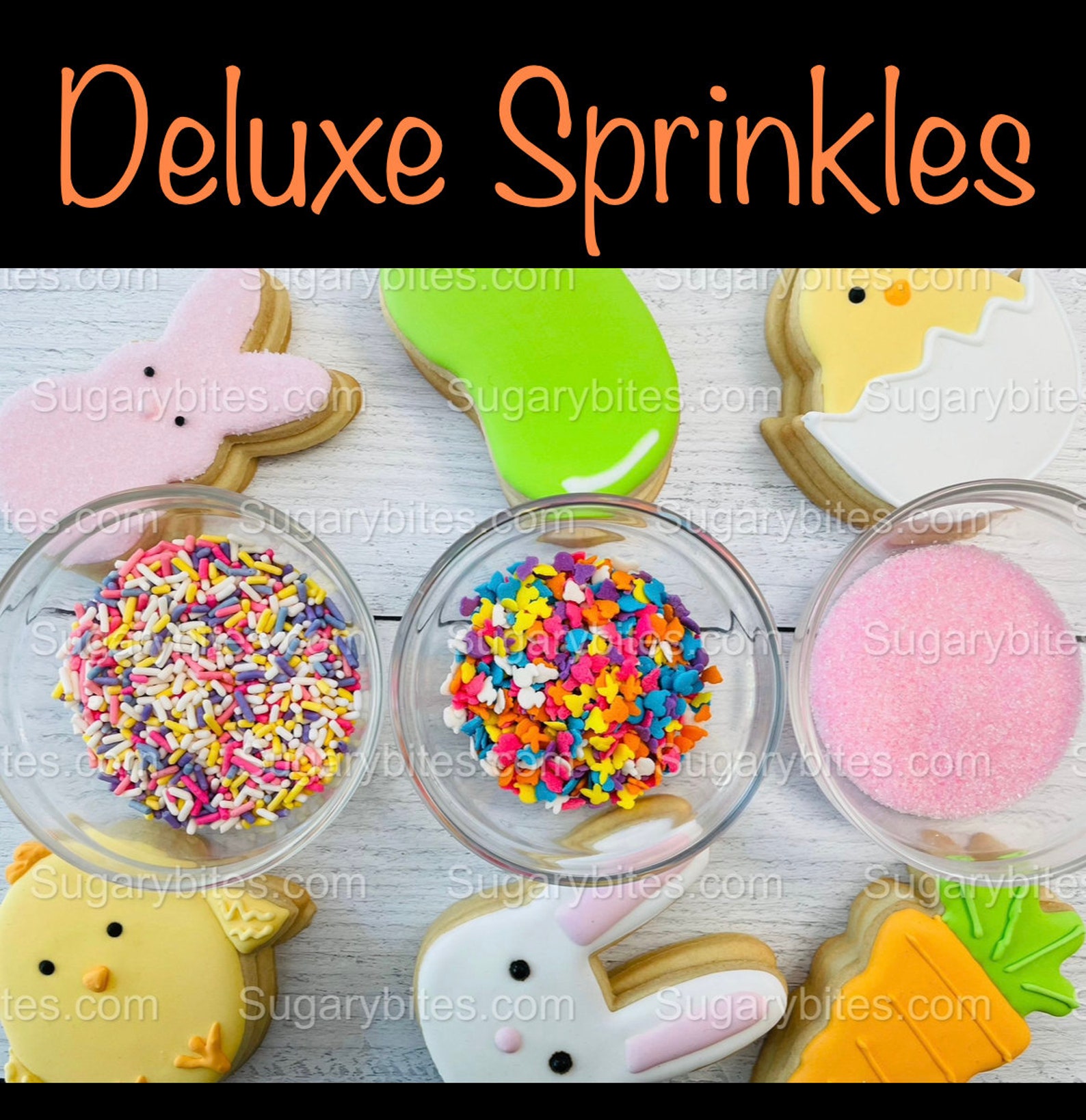 Easter Cookie Decorating Kit, Easter DIY Cookie Kit, **INCLUDES 25 ...