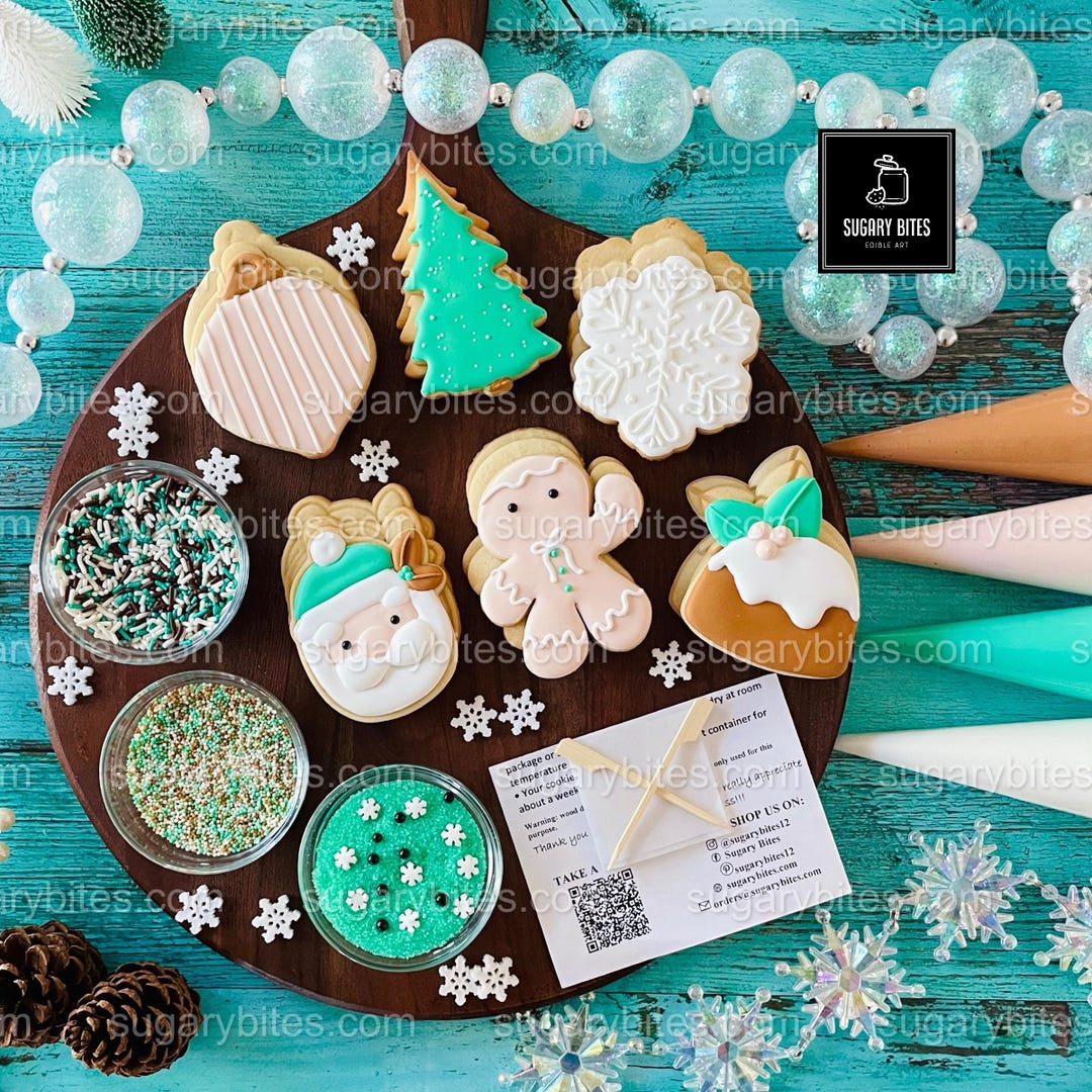 Christmas Cookie Decorating Kit – DIY Holiday Cookies With Icing ...