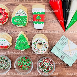 Christmas Cookie Decorating Kit, Christmas DIY Cookie Kit, (large ...