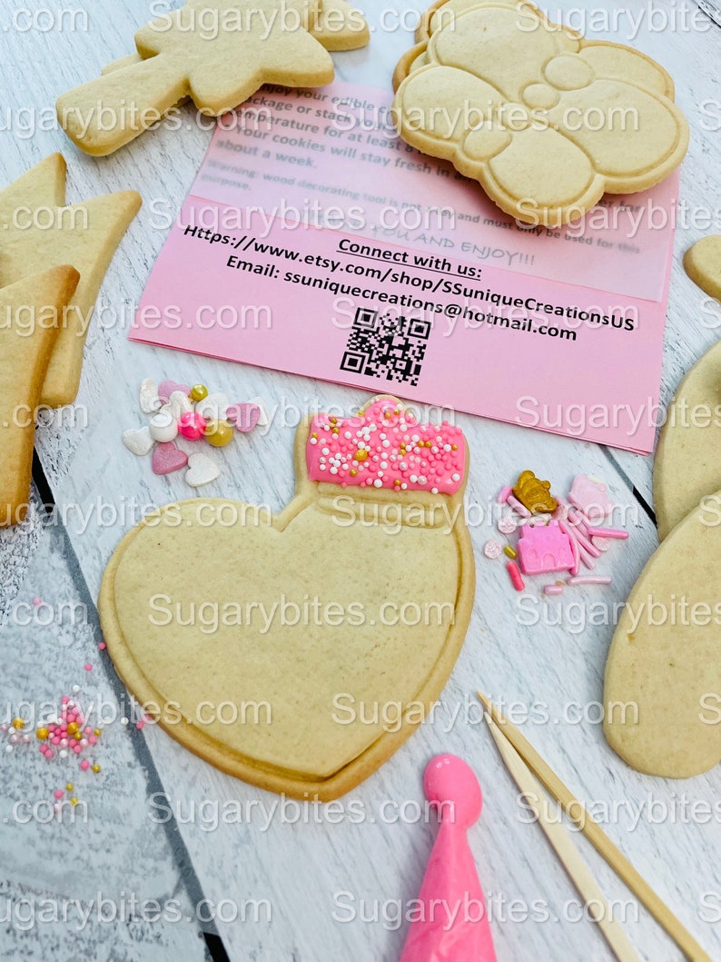 Princess Cookie Kit, Princess Cookie Decorating Kit, *INCLUDES 24 ITEMS ...