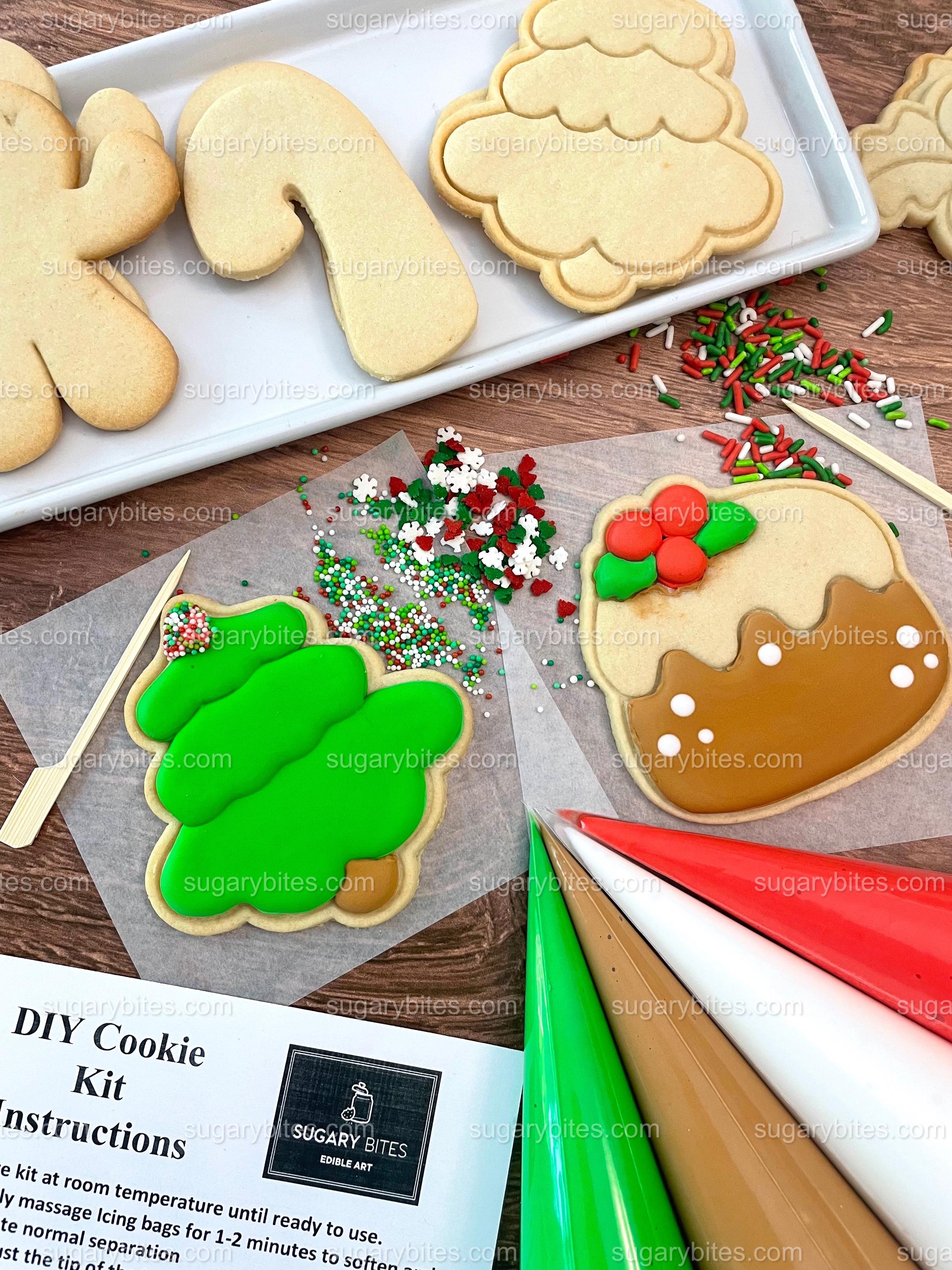 Christmas Cookie Decorating Kit, Christmas DIY Cookie Kit, (large ...