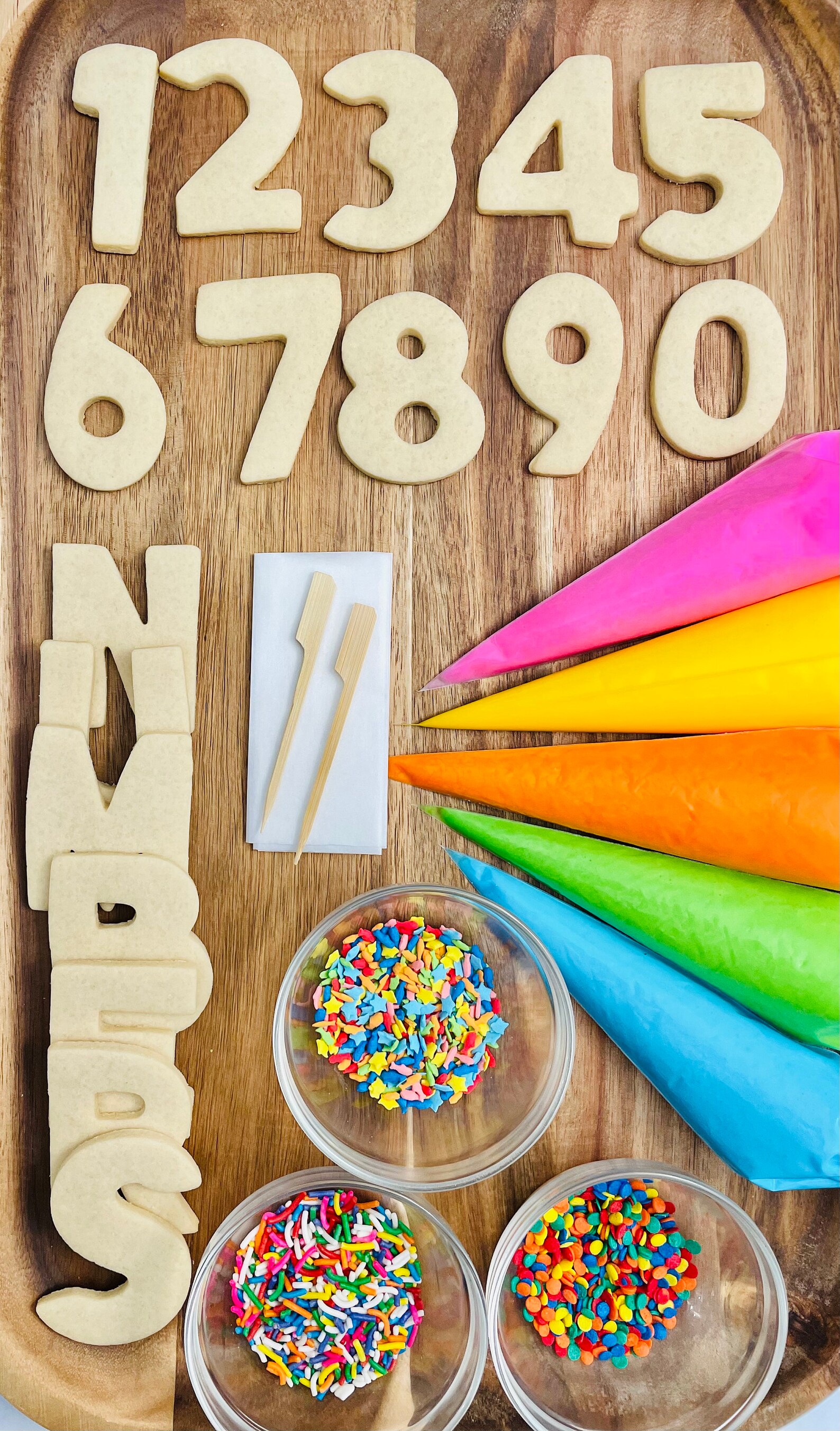 Numbers Decorating Kit, **INCLUDES 30 ITEMS** Cookie DIY Kit, Zoom ...