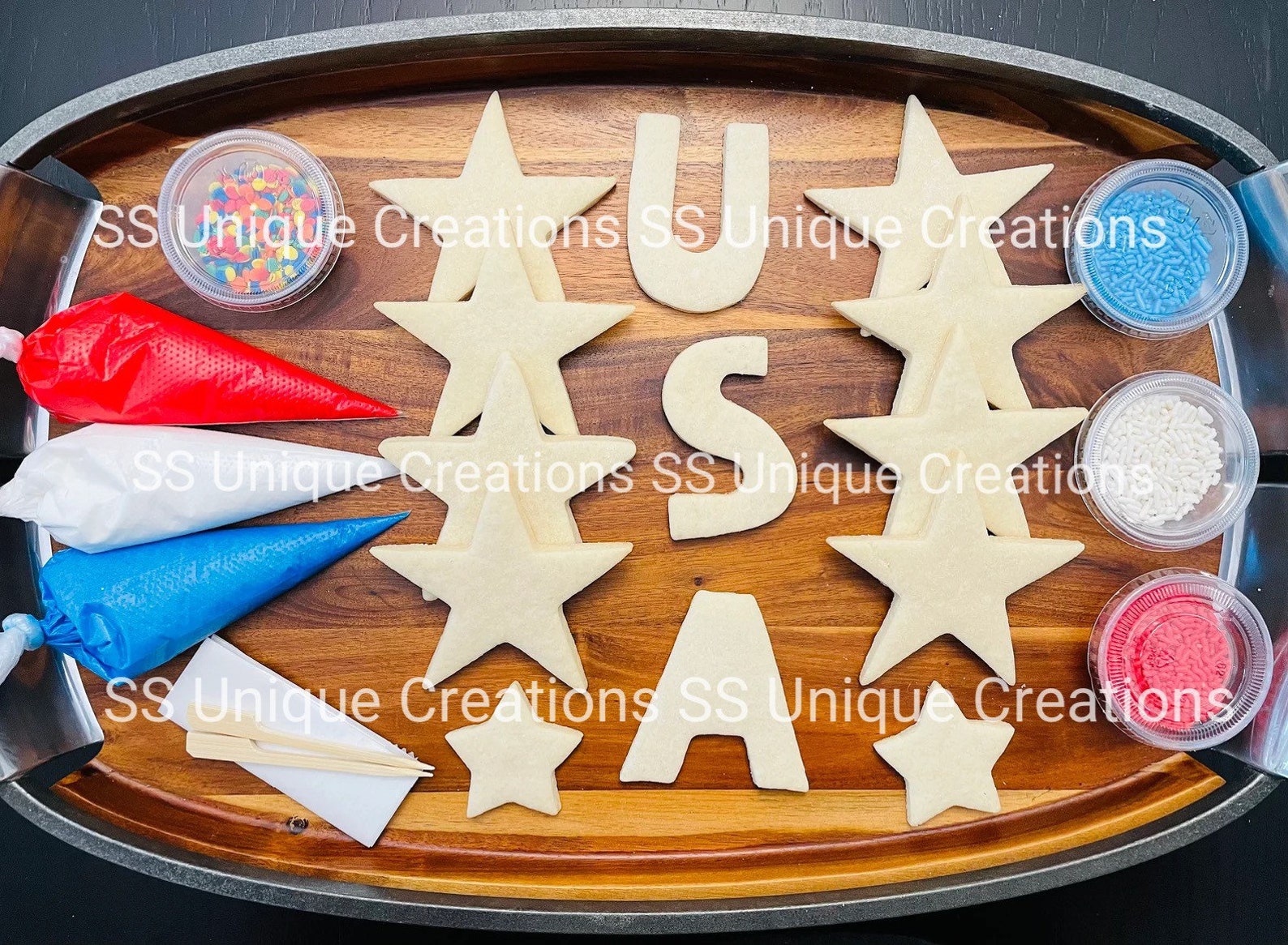 4th of July Cookie Decorate Kit, **INCLUDES 24 ITEMS** Independence ...