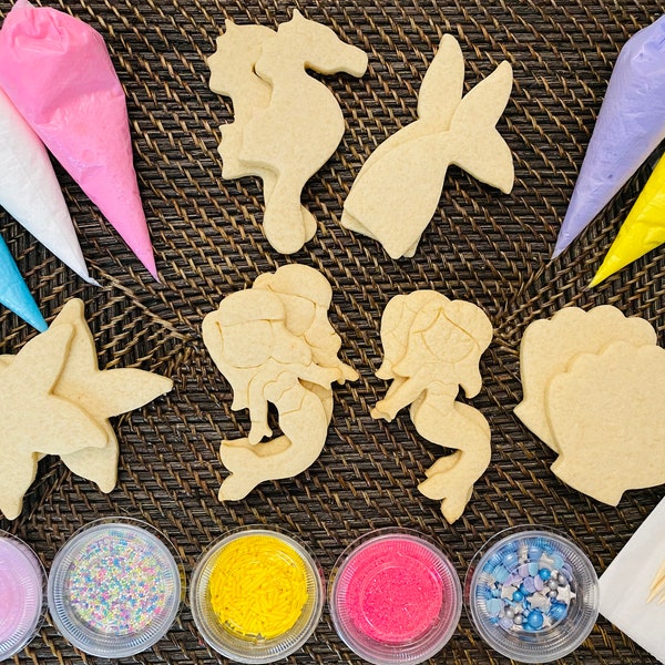 Mermaid Cookies - Etsy