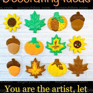 Fall Cookie Decorating Kit, INCLUDES 24 ITEMS Zoom Party Favors ...