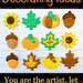 Fall Cookie Decorating Kit, INCLUDES 24 ITEMS Zoom Party Favors ...
