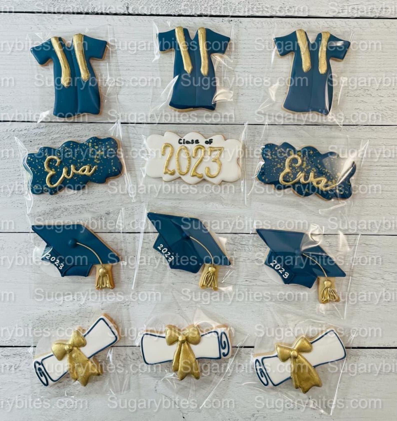 Graduation Cookies, Graduation Party, (large Cookies), Includes 12 ...