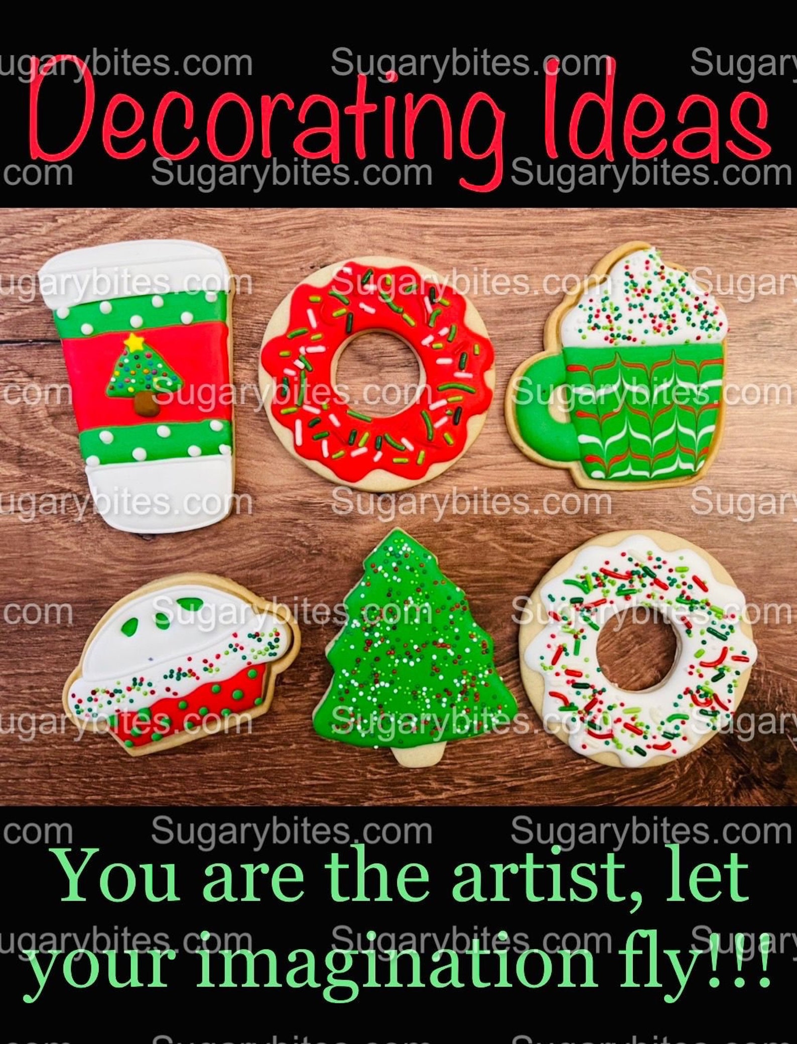 Christmas Cookie Decorating Kit Christmas DIY Cookie Kit - Etsy
