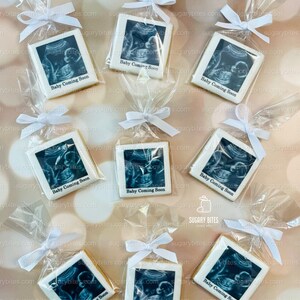 Baby Shower Cookies, Ultrasound Cookies, Edible Photo Cookies ...